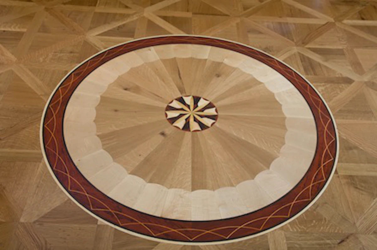 The Next Level: Process of Medallion Design & Creation | Wood Floor ...