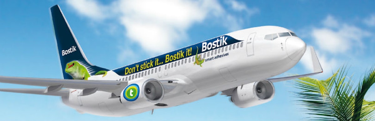 Photo: Bostik Will Put Its Name and Gecko on a Boeing 737 | Wood Floor ...