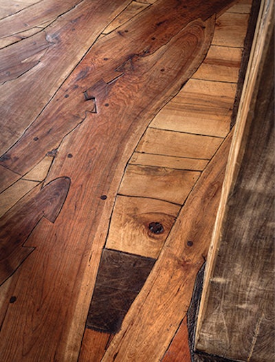 A Cherry Tree Floor and More Inside a 165-Year-Old Inn | Wood Floor ...