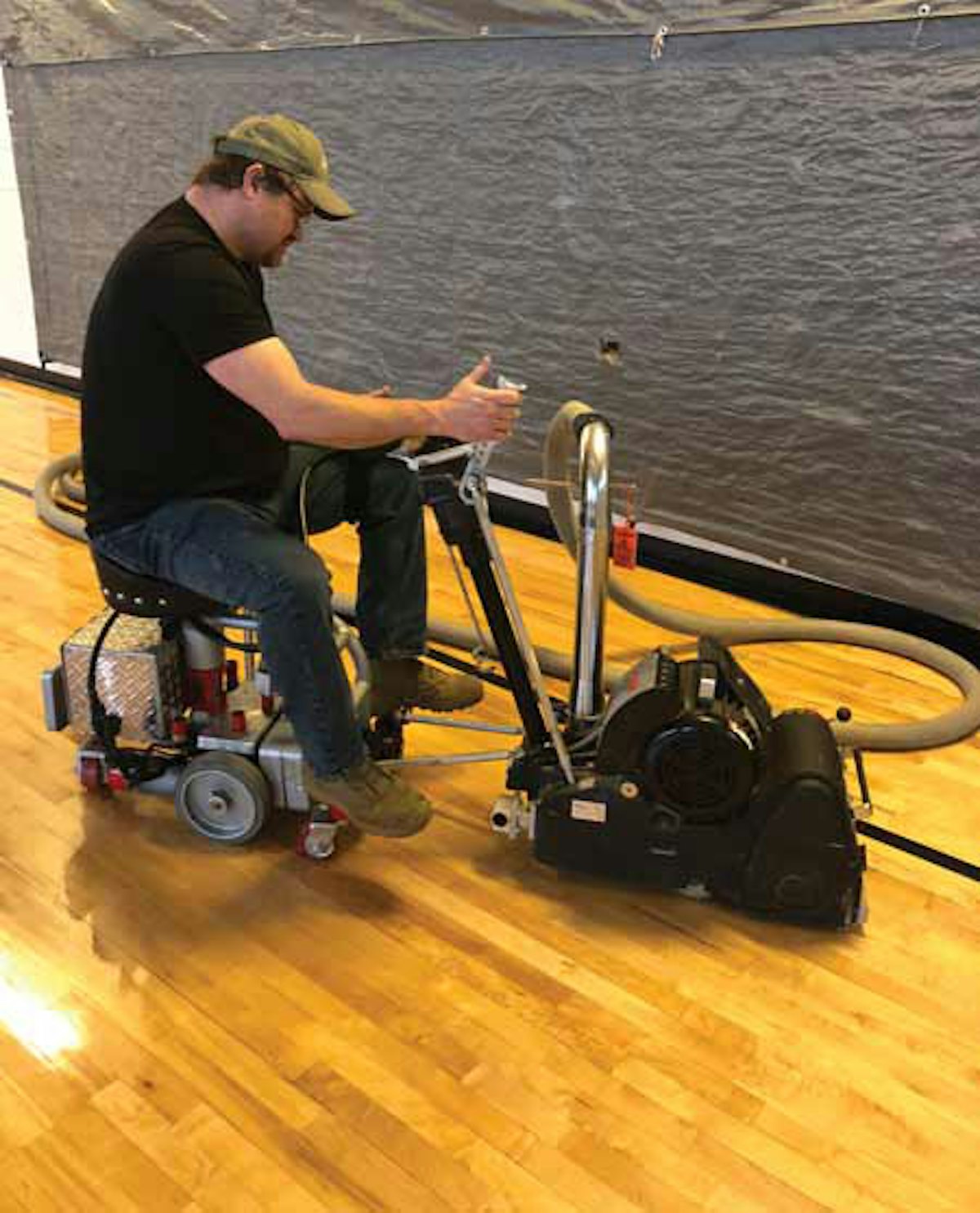 Cordless Contraption Lets You ‘Drive’ Your Big Machine | Wood Floor ...