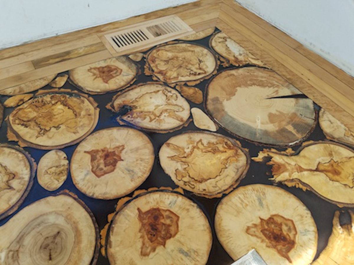 Wood Floor of the Week: Climbing Through a Trap Door For a Log Round ...