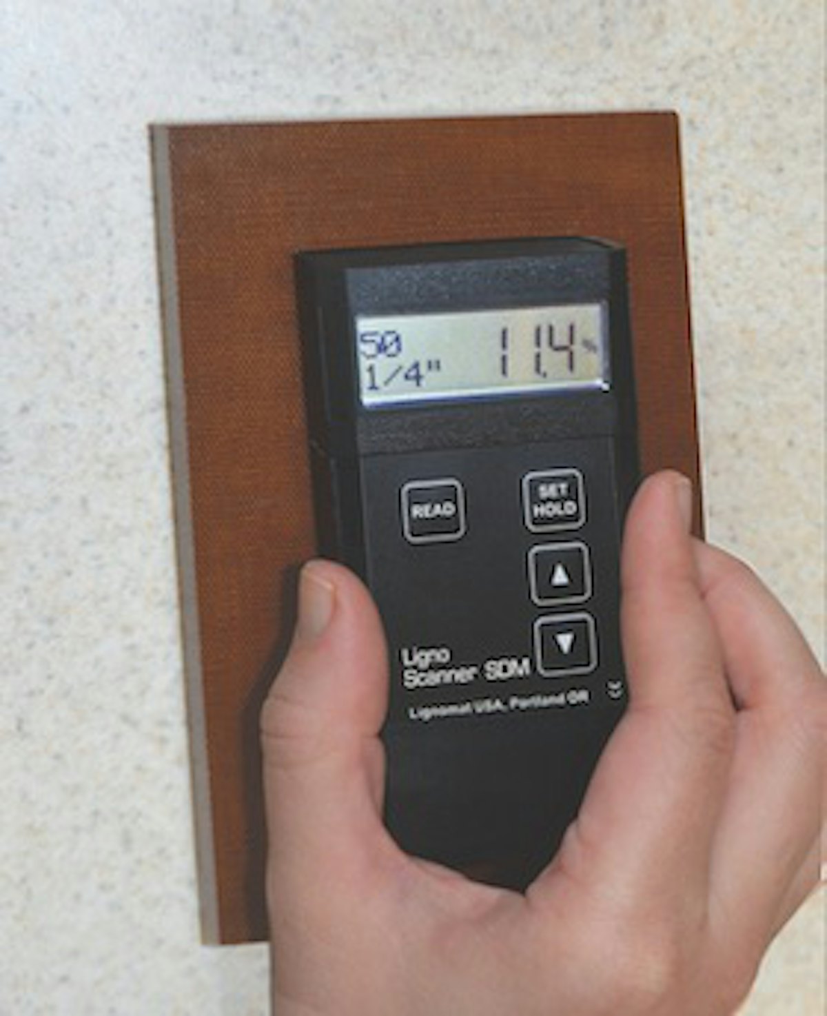 Lignomat Offers Pinless Meter Test Block | Wood Floor Business