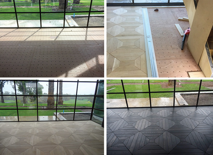 How We Did This Floor: From a Simple Chevron to Stunning Custom-Fit ...