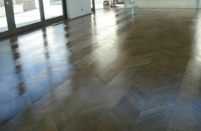 How We Did This Floor: From a Simple Chevron to Stunning Custom-Fit ...