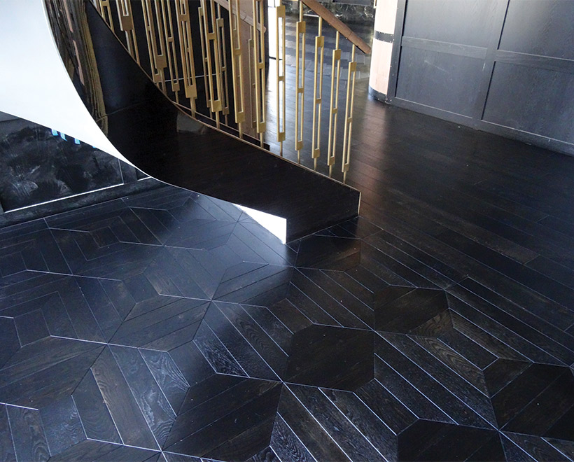 How We Did This Floor: From a Simple Chevron to Stunning Custom-Fit ...