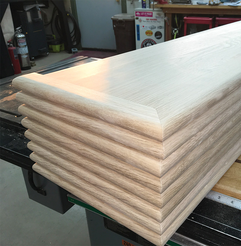 How I Do These Treads: Mitered Returns | Wood Floor Business