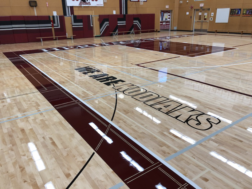 See Some of the Gym Floors Completed in Summer 2020 | Wood Floor Business