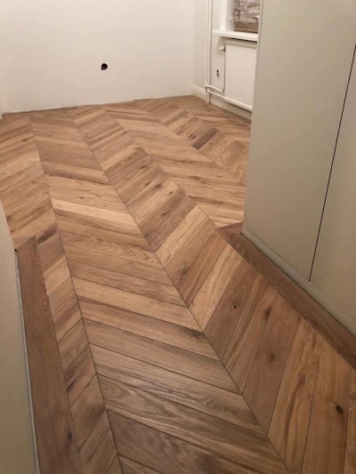 See Chevron Wood Floor Installations from Around the World | Wood Floor ...