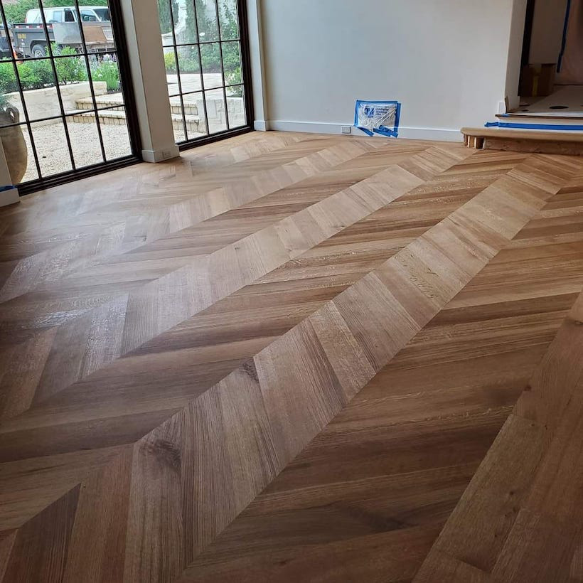 See Chevron Wood Floor Installations from Around the World | Wood Floor ...