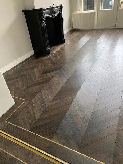 See Chevron Wood Floor Installations from Around the World | Wood Floor ...