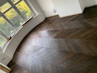 See Chevron Wood Floor Installations from Around the World | Wood Floor ...