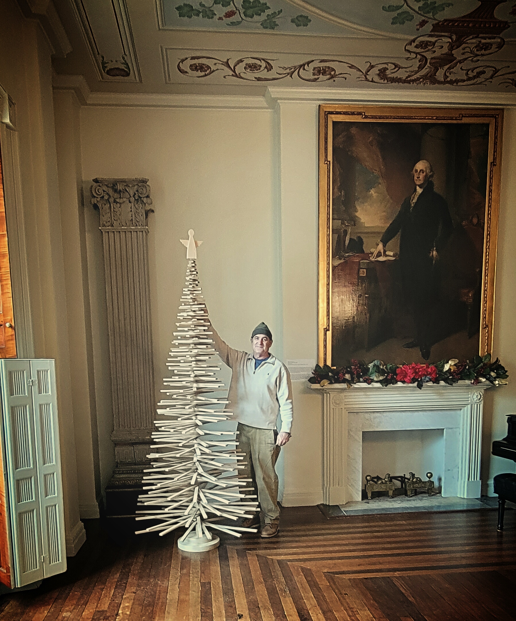 Antique Flooring Adds To Festive Christmas Spirit—As a Tree | Wood ...