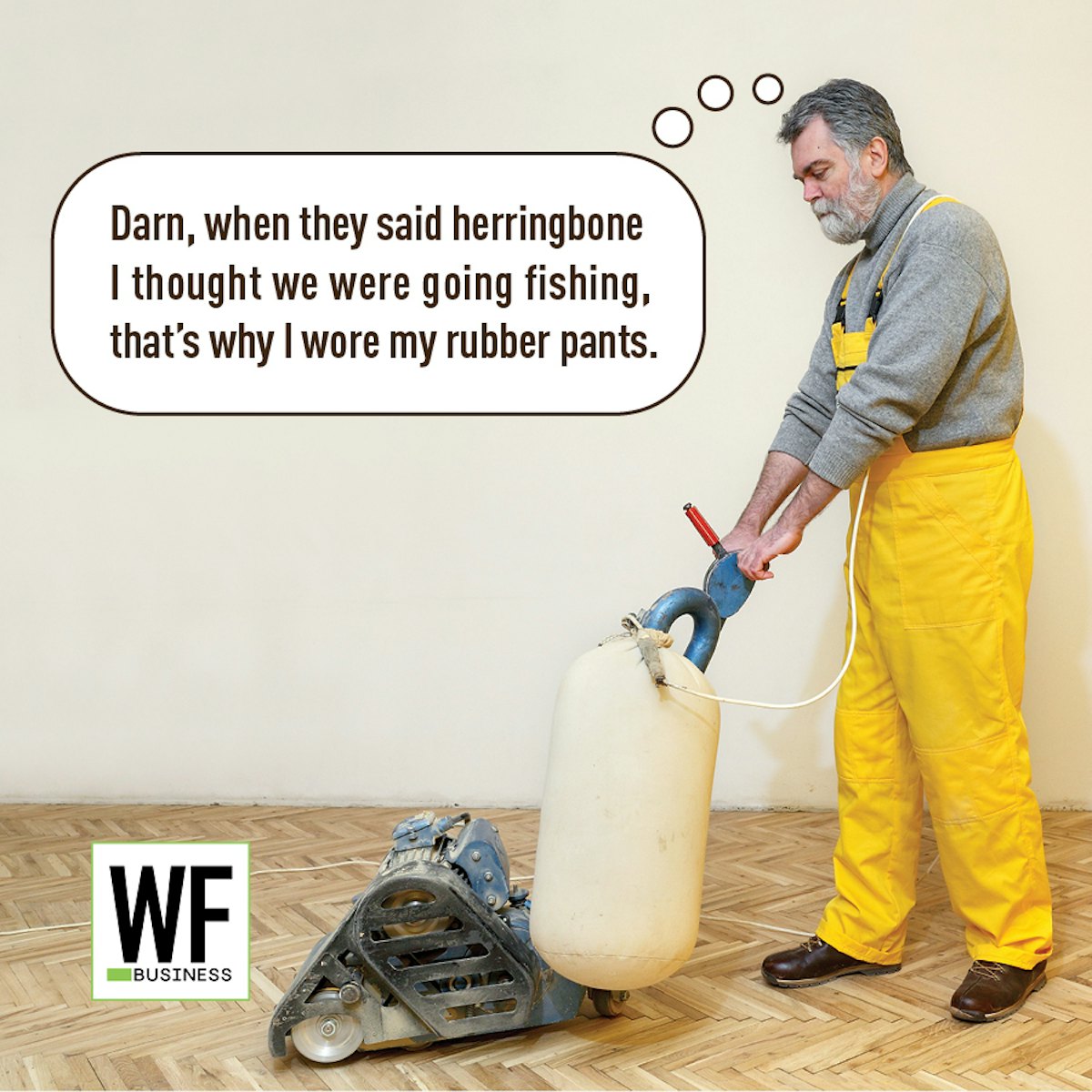 WFB Readers Pick Funniest Caption For Yellow Overalls-Clad Sander ...