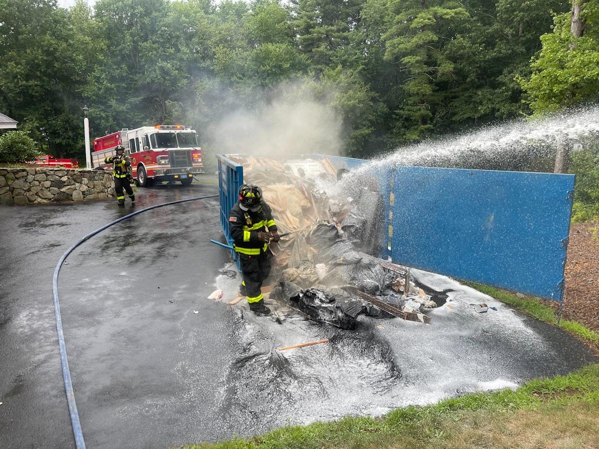 Sawdust and Oil-Soaked Floor Rags Spark Dumpster Fire | Wood Floor Business