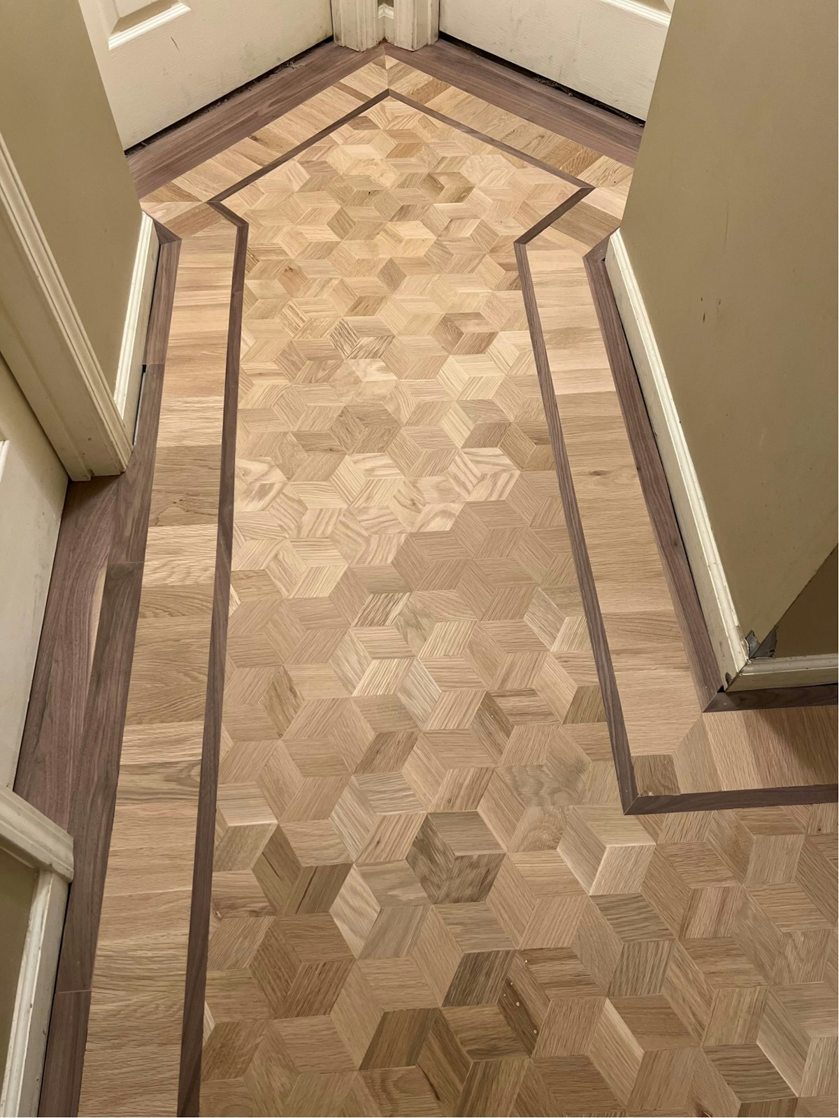 How This Rhombus Hallway Project Happened: ‘You Know You’re a Floor Guy ...