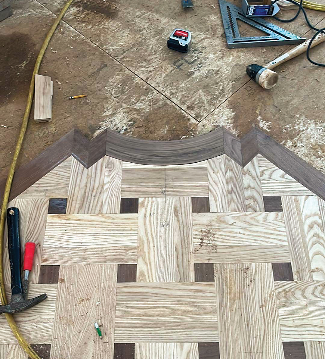How I Did This Floor: Bending Wood Flooring | Wood Floor Business