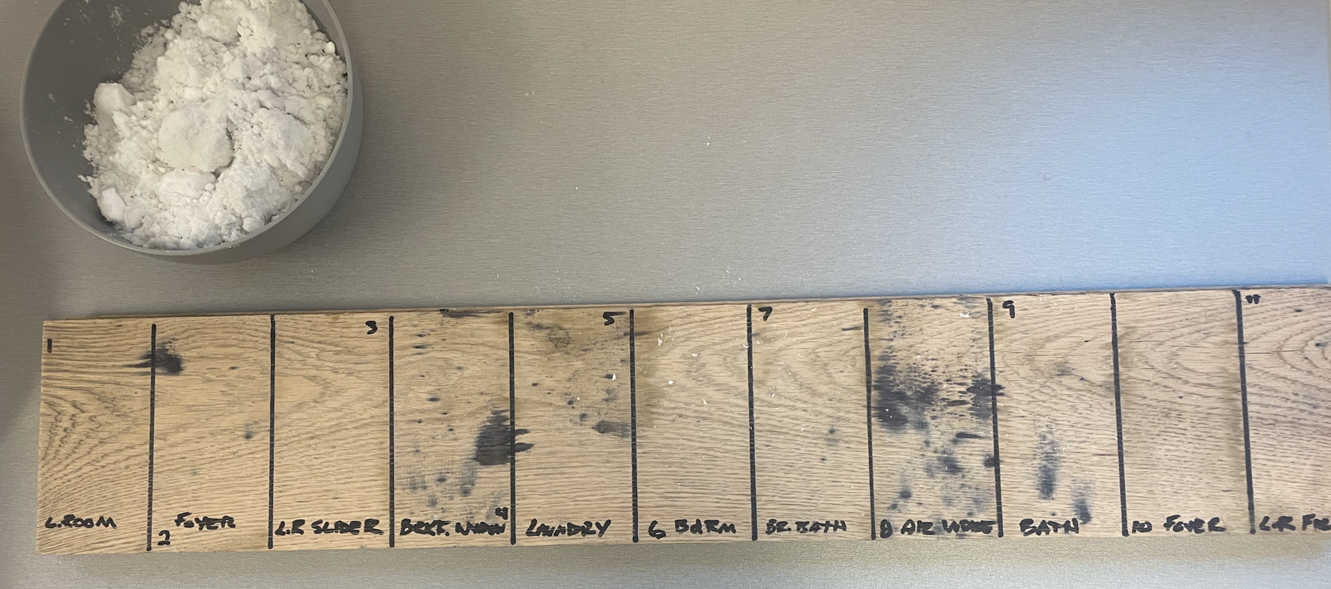 Wood Floor Mystery #13: These Black Spots Aren't Mold ... But What Are ...