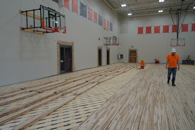 From Start to Finish: How We Did This Gym Floor | Wood Floor Business
