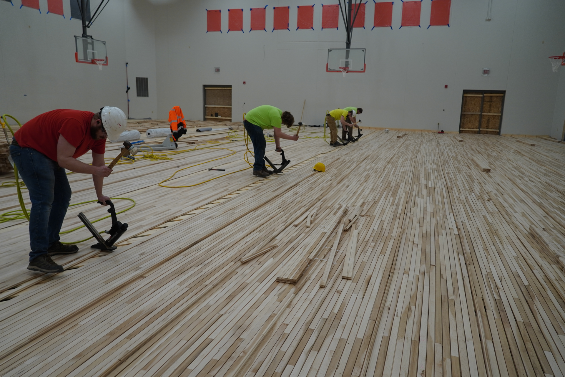 From Start to Finish: How We Did This Gym Floor | Wood Floor Business