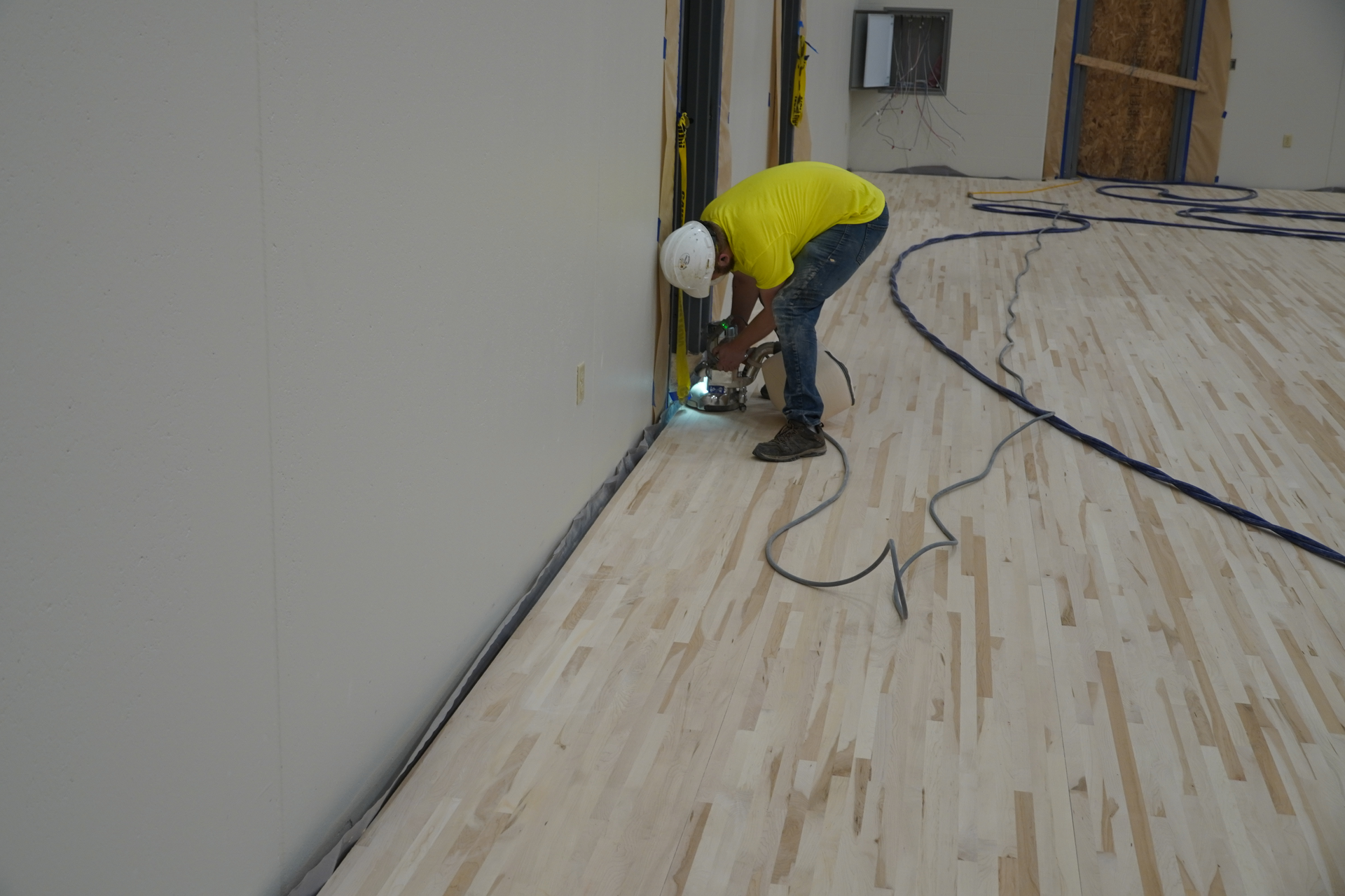 From Start to Finish: How We Did This Gym Floor | Wood Floor Business