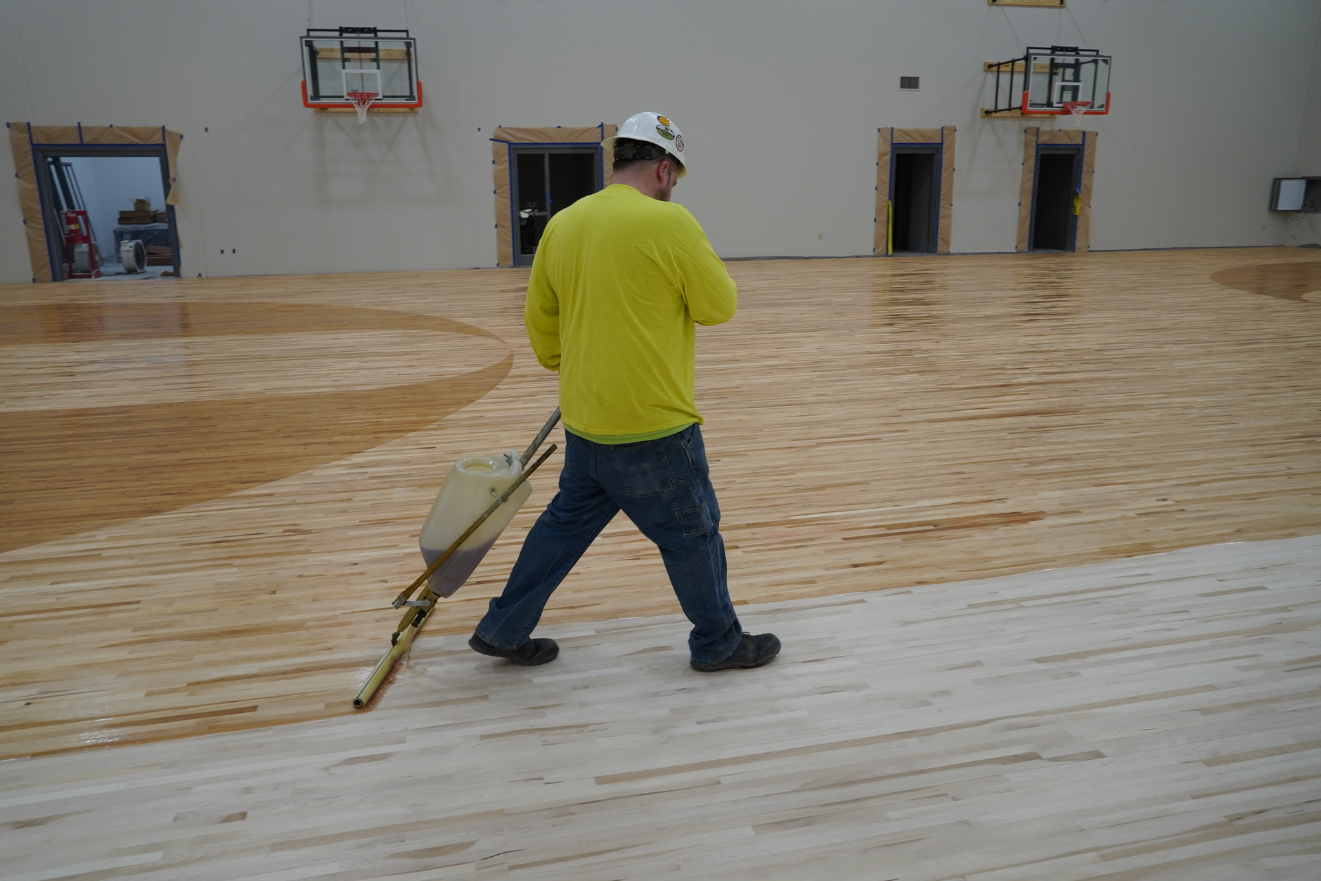 From Start to Finish: How We Did This Gym Floor | Wood Floor Business