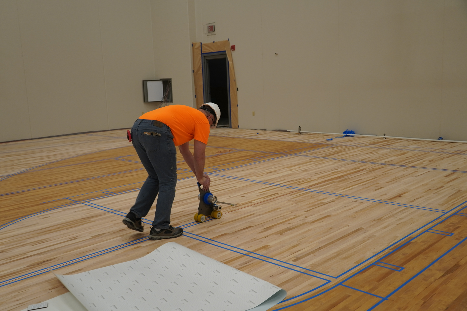 From Start to Finish: How We Did This Gym Floor | Wood Floor Business