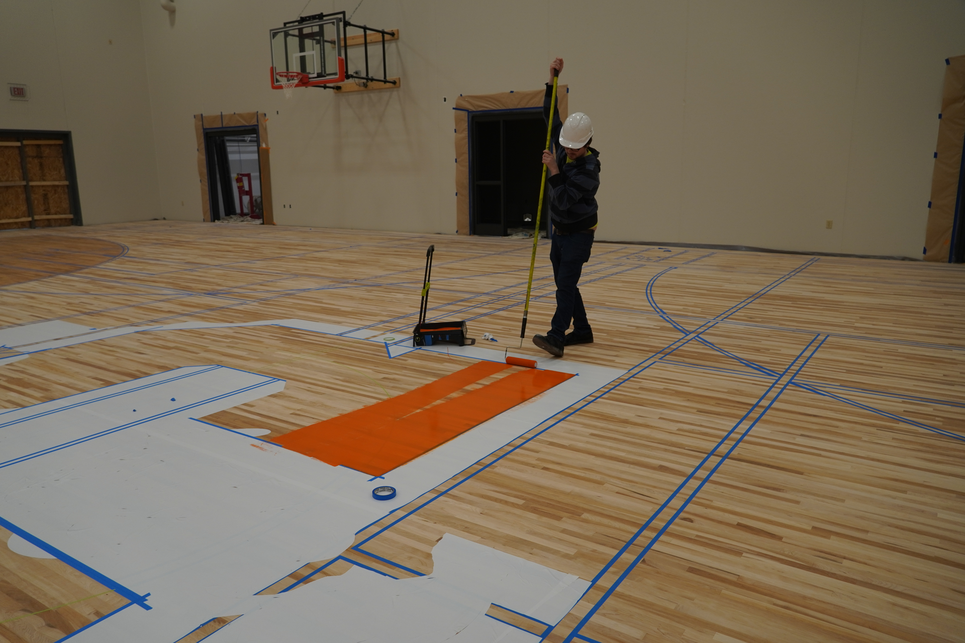 From Start to Finish: How We Did This Gym Floor | Wood Floor Business
