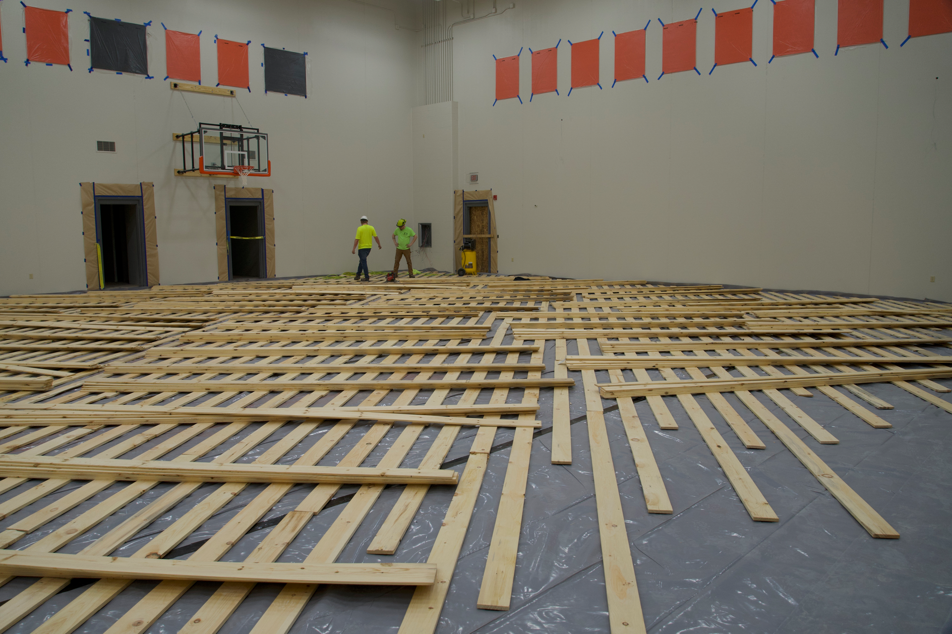 From Start to Finish: How We Did This Gym Floor | Wood Floor Business