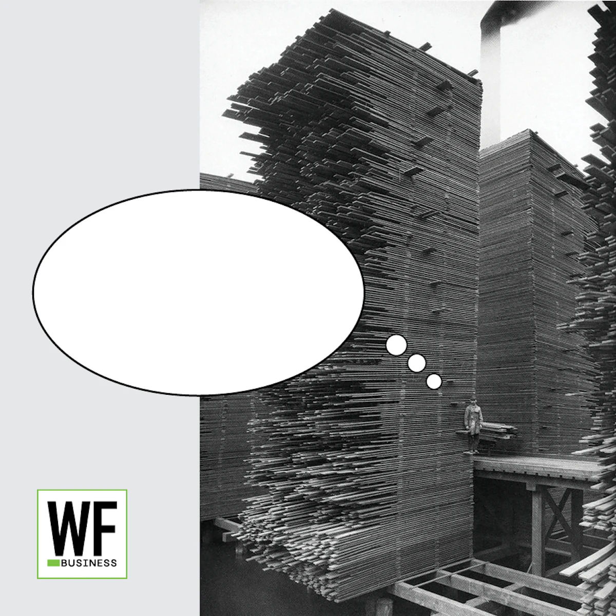 Wanted: Your Funniest Caption Ideas For Vintage Lumber Yard Pic | Wood ...
