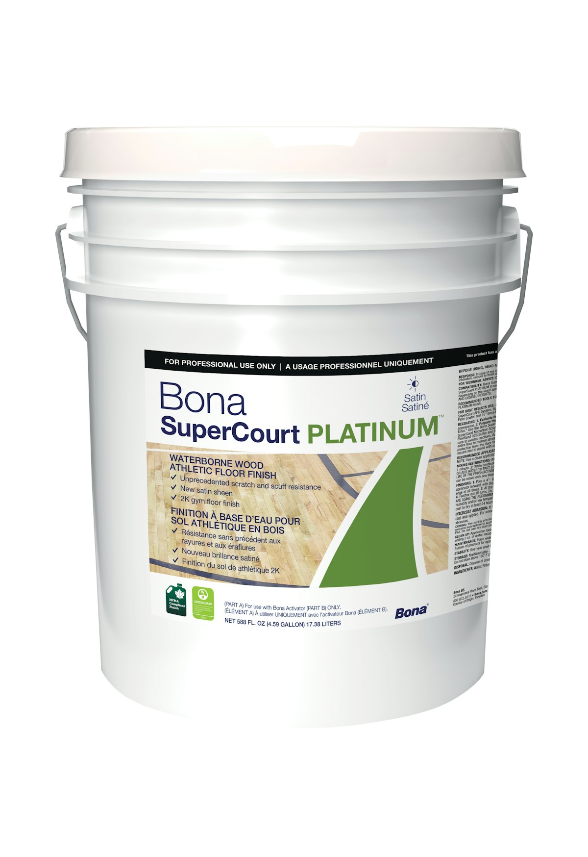 Bona Offers SuperCourt Platinum in Satin Sheen | Wood Floor Business
