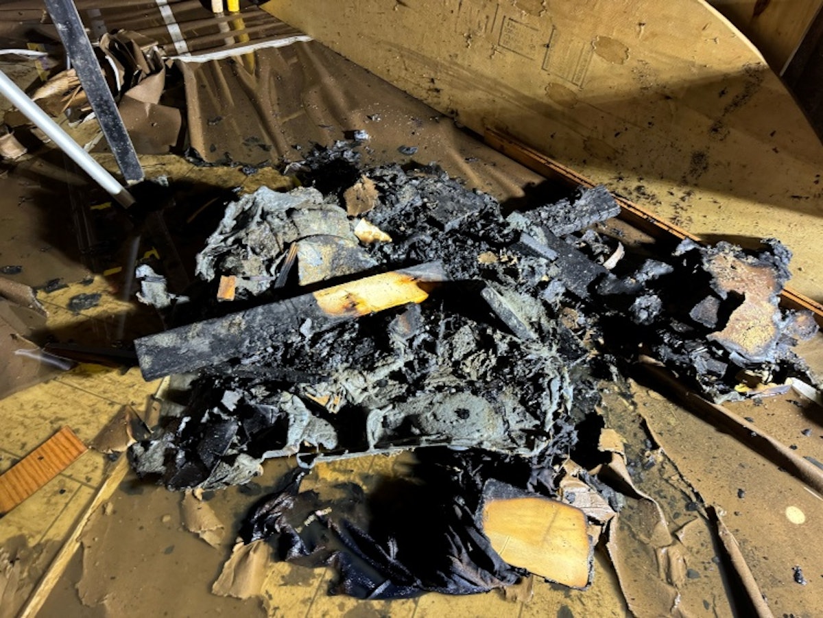 Firefighters Extinguish Spontaneous Combustion Fire from Stain Rags ...
