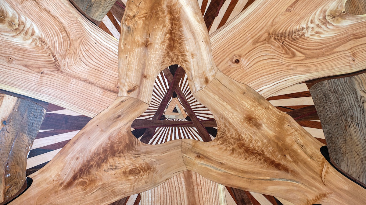 impossible triangle wood