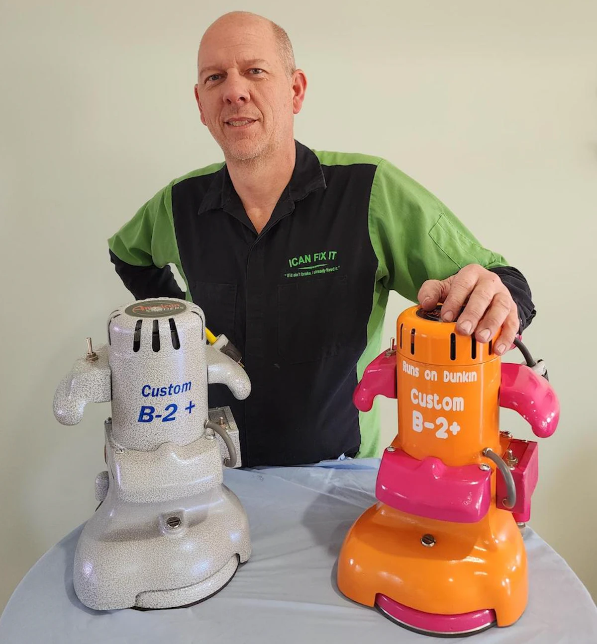 Meet the Repairman Turning Edgers Into Artwork | Wood Floor Business