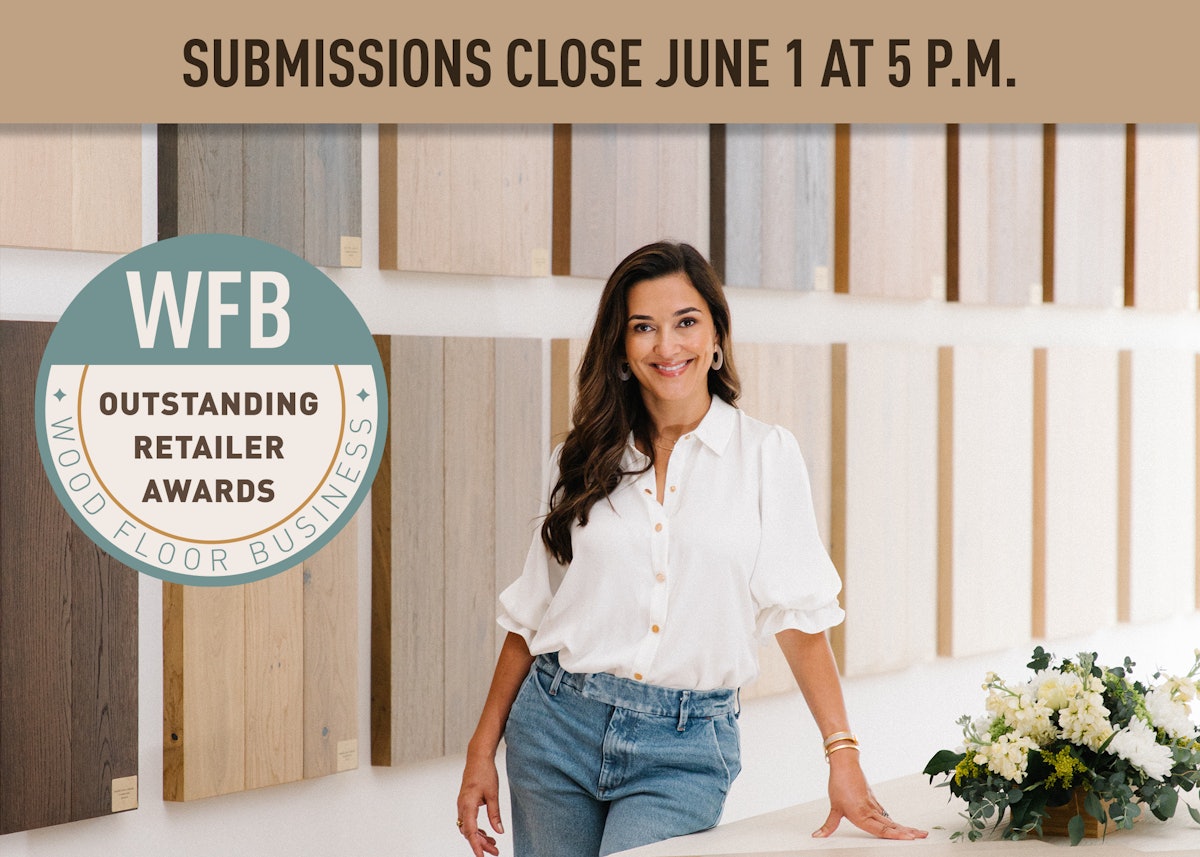Enter the 2025 WFB Outstanding Retailer Awards | Wood Floor Business