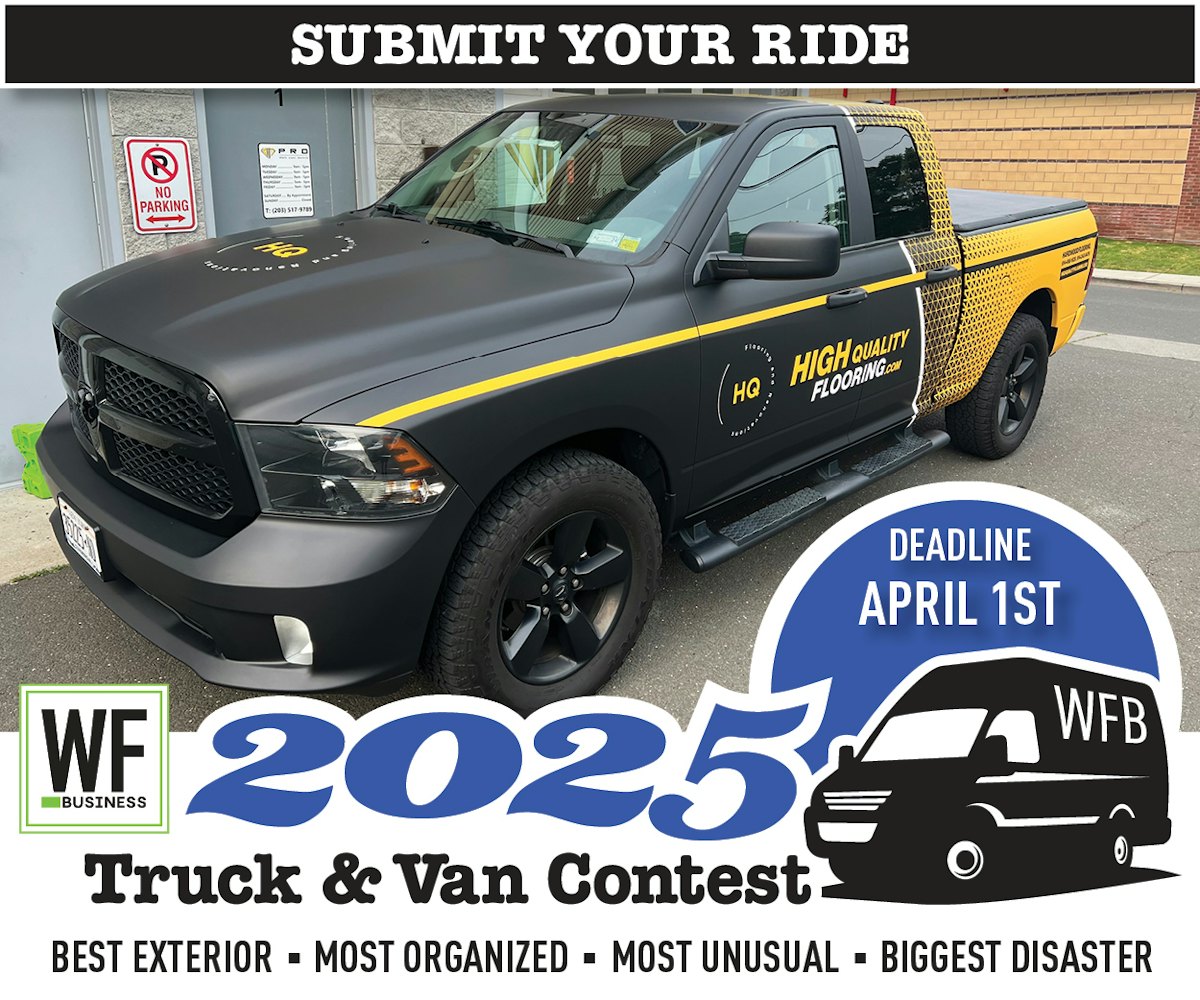 WFB Truck and Van Contest: Submit Your Entry by April 1 | Wood Floor ...