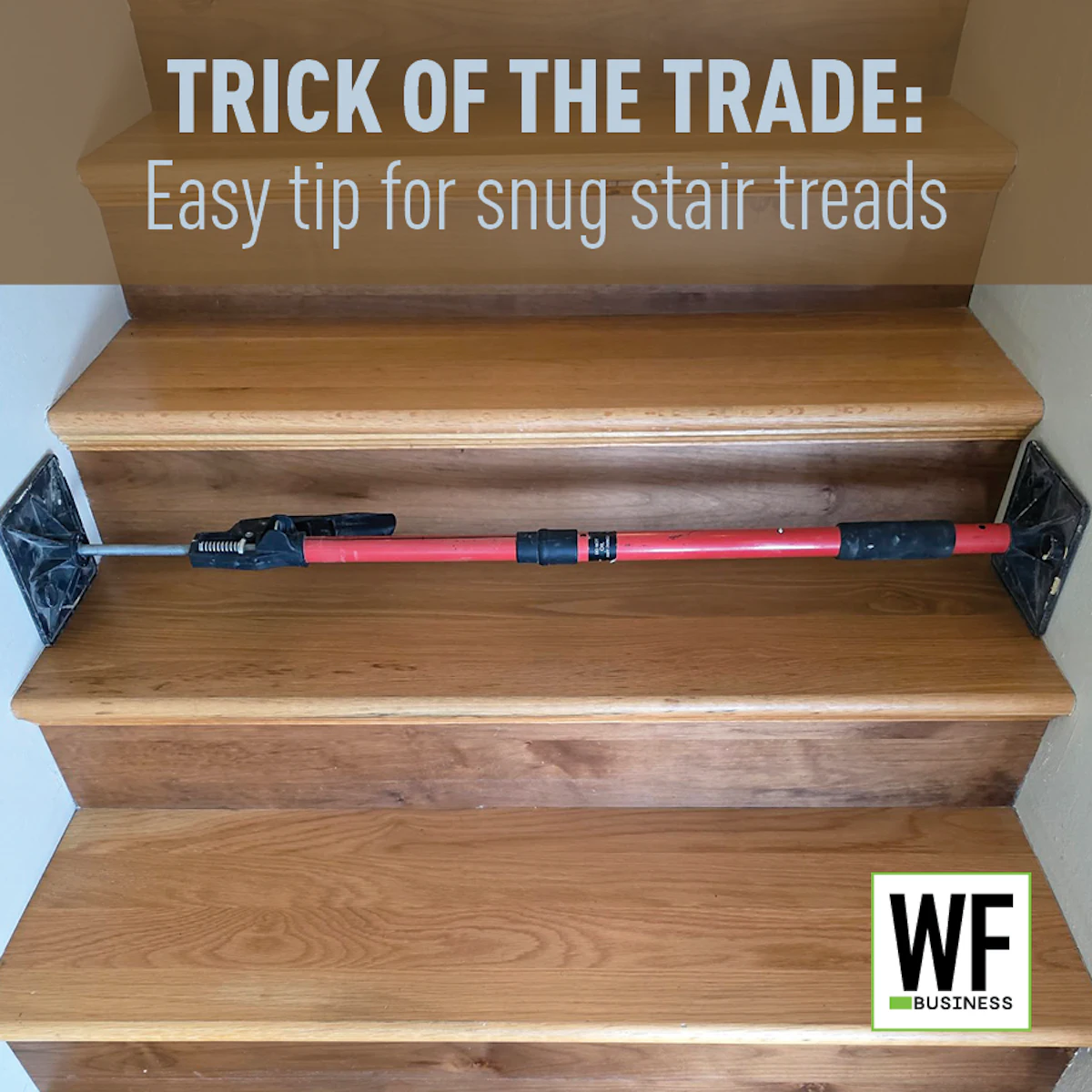 Trick of the Trade: Easy Tip for Snug Stair Treads | Wood Floor Business