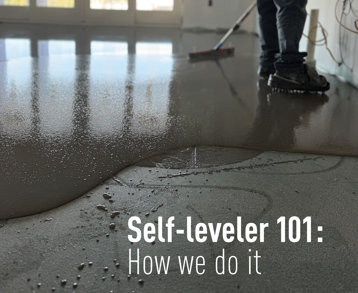 Self-Leveler 101: How We Do It | Wood Floor Business