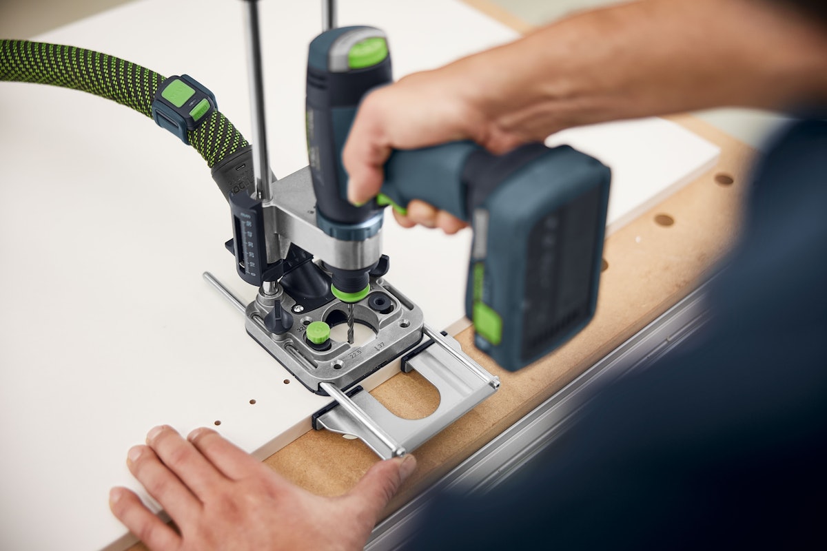 Festool Releases MB 40 Portable Drilling Attachment | Wood Floor Business